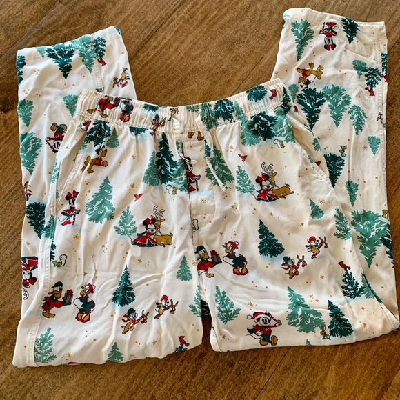 Disney | Pants | Disney Holiday Pajama Pants Two Adult Sizes Available ...